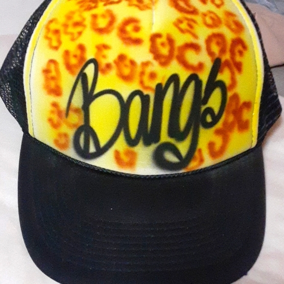 OTTO | Accessories | Vintage Otto Custom Sprayed Trucker Snapback Cap ...